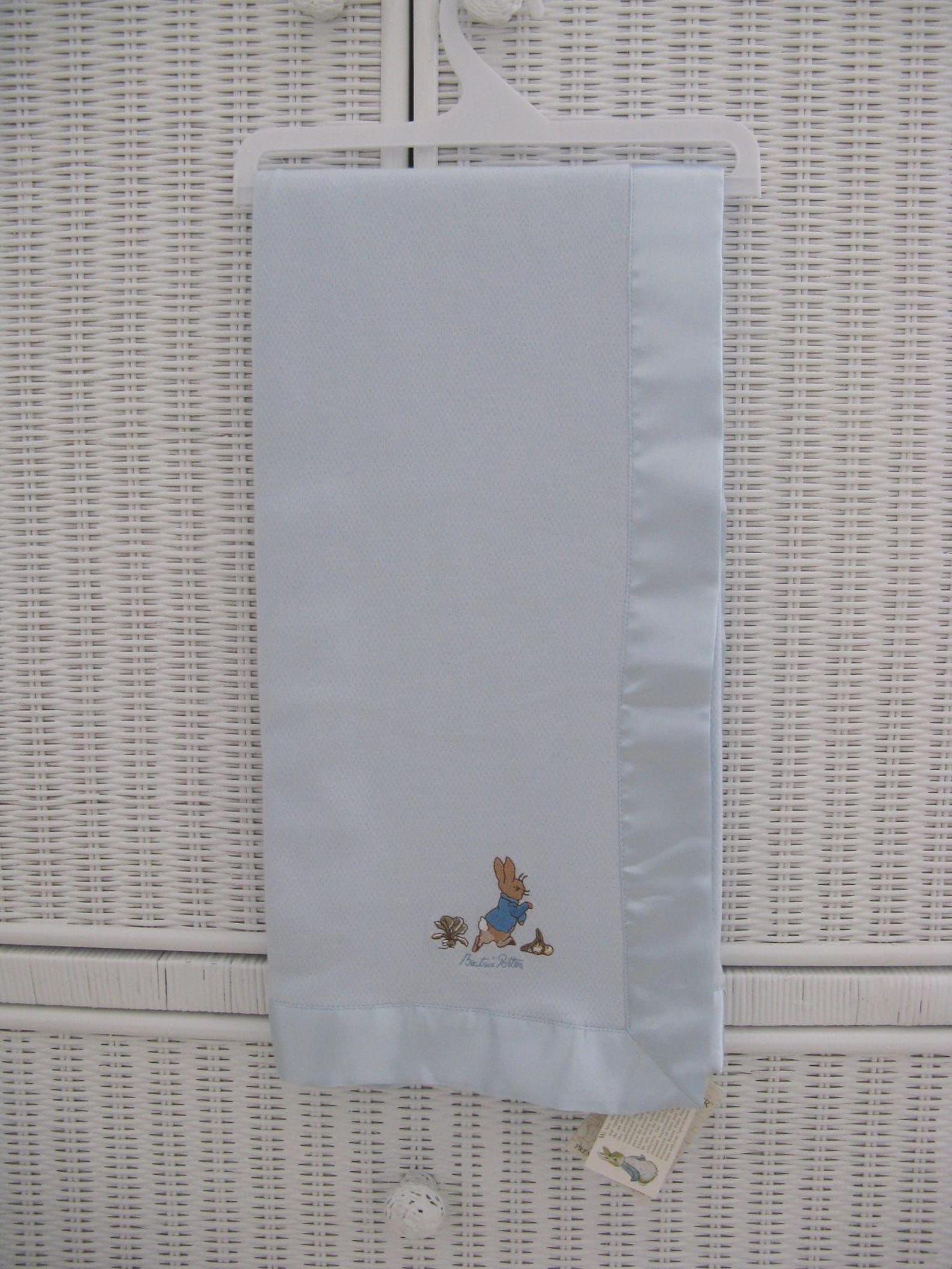 1 Blue Peter Rabbit Baby Blanket World of Beatrix Potter New With Tags ...
