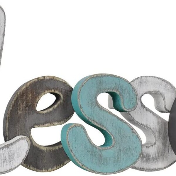 Wooden Blessed Sign - Etsy