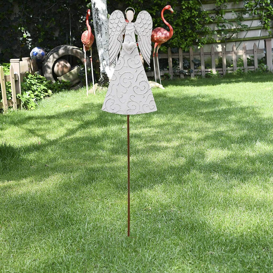Angel Decor Metal Yard Art Decor Outdoor Garden Decoration for - Etsy