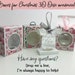 Christmas 3D Disc Ornament Box Templates for 8cm/3.15in Wide Ornaments ...