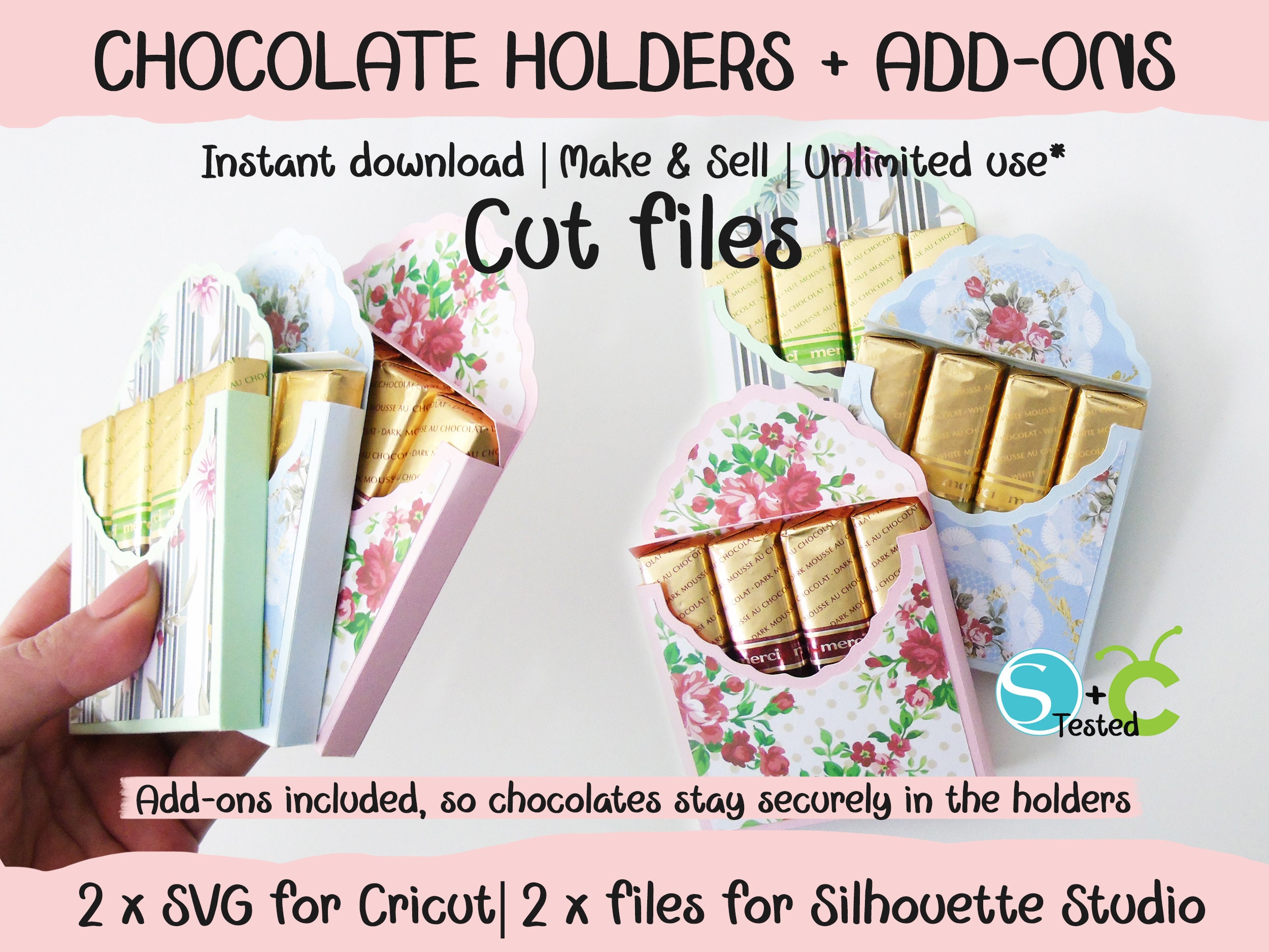 Merci Chocolate Holder Boxes for 4 Chocolates Unique Design - Etsy