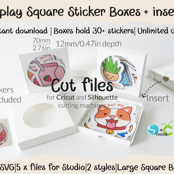 Sticker Display Svg - Etsy