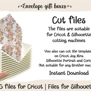 XL Envelope Gift Box or Display Box. 2 Styles Included. Flower Gift Box ...