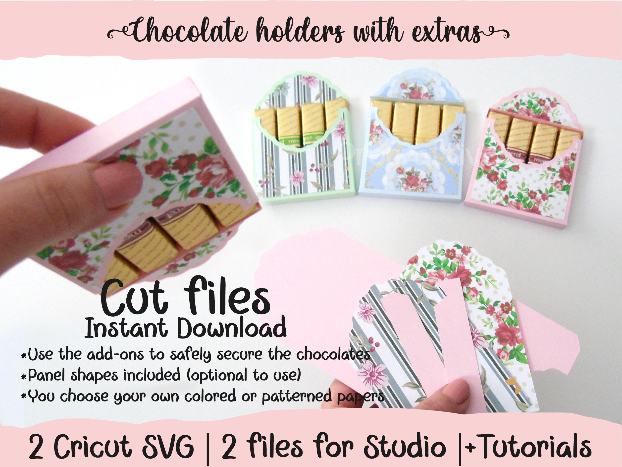 Merci Chocolate Holder Boxes for 4 Chocolates Unique Design - Etsy