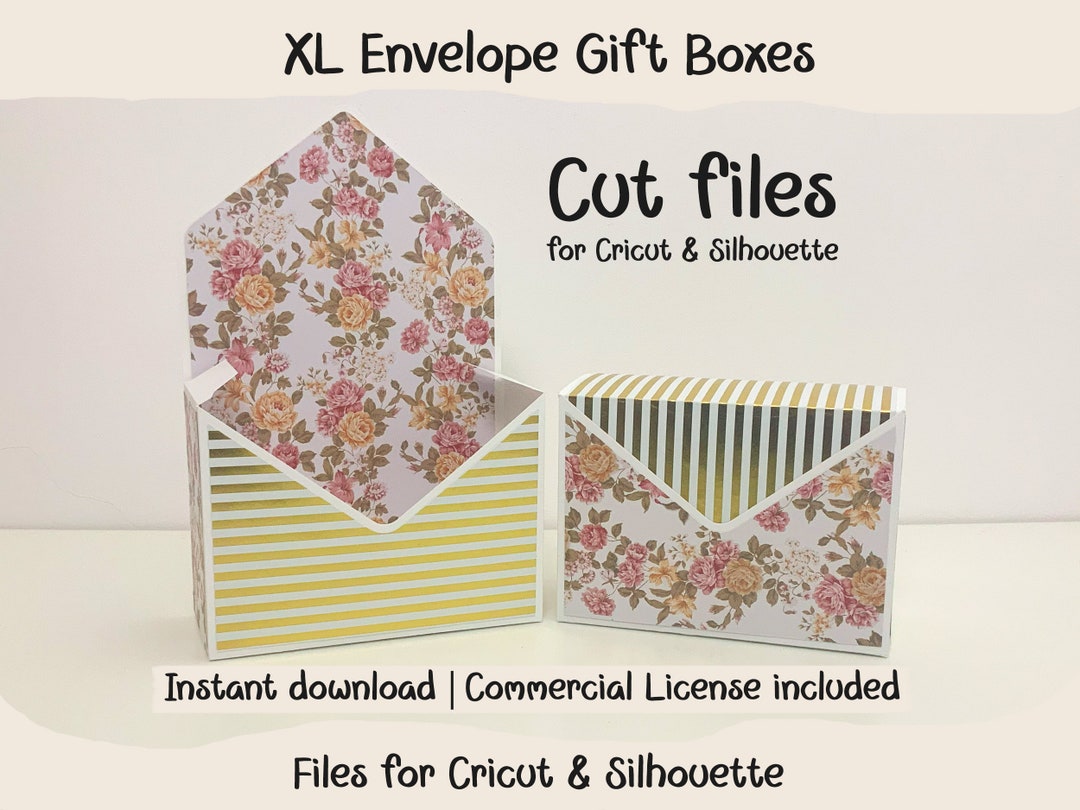 XL Envelope Gift Box or Display Box. 2 Styles Included. Flower Gift Box ...