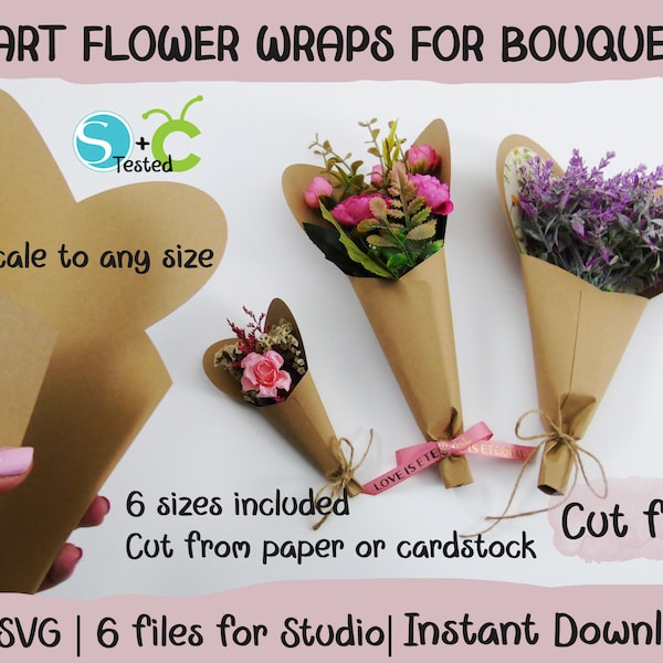 Cricut Template Flower Bouquet - Etsy