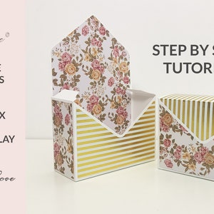XL Envelope Gift Box or Display Box. 2 Styles Included. Flower Gift Box ...