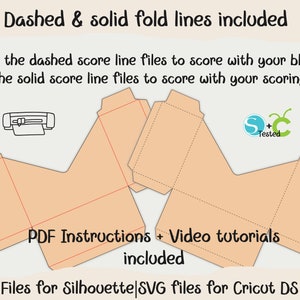 XL Envelope Gift Box or Display Box. 2 Styles Included. Flower Gift Box ...