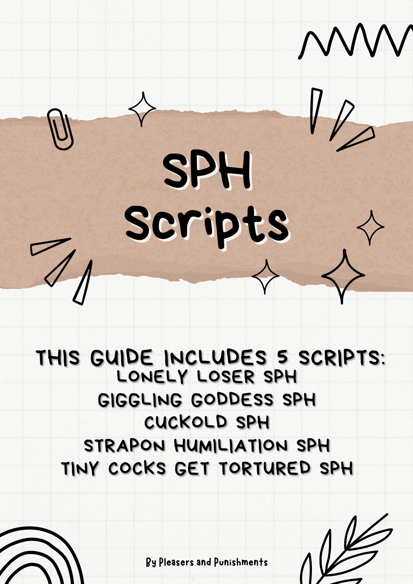 SPH Video Scripts for Onlyfans Adult Creators - Etsy