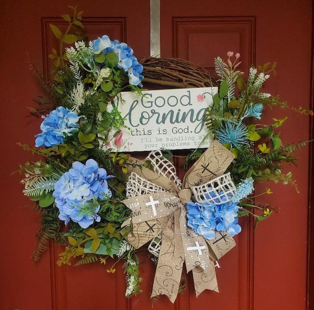 Religious Grapevine Wreath - Etsy