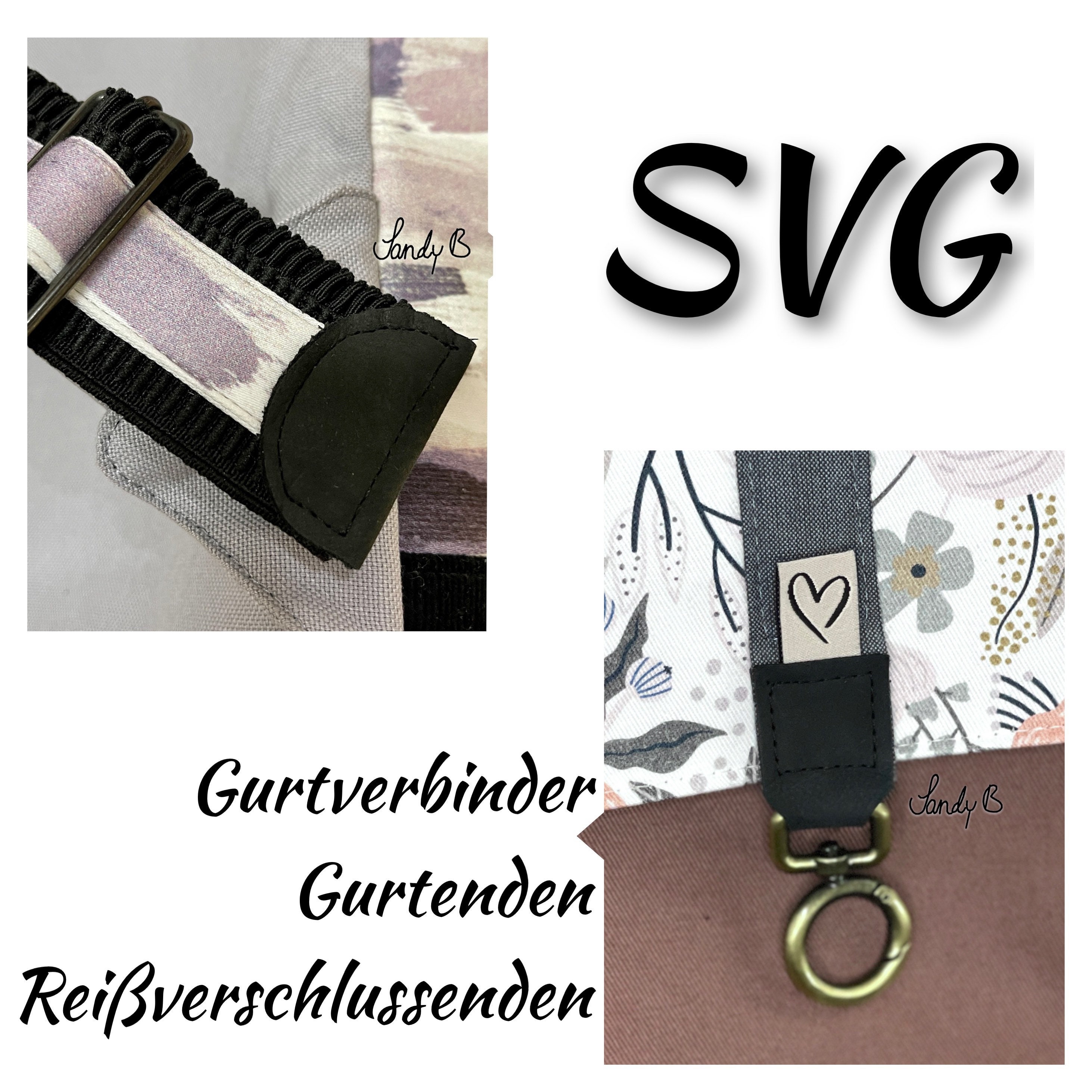 SVG Plotterdateien Gurtverbinder Gurtenden Reißverschlussenden - Etsy.de