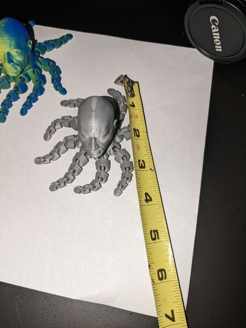 Articulated Rocktopus the Rock Octopus 3D Print - Etsy