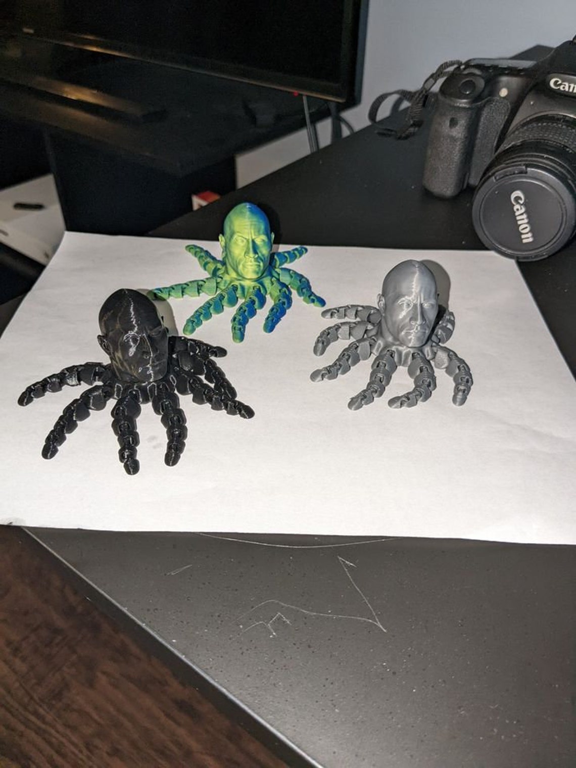 Articulated Rocktopus the Rock Octopus 3D Print - Etsy