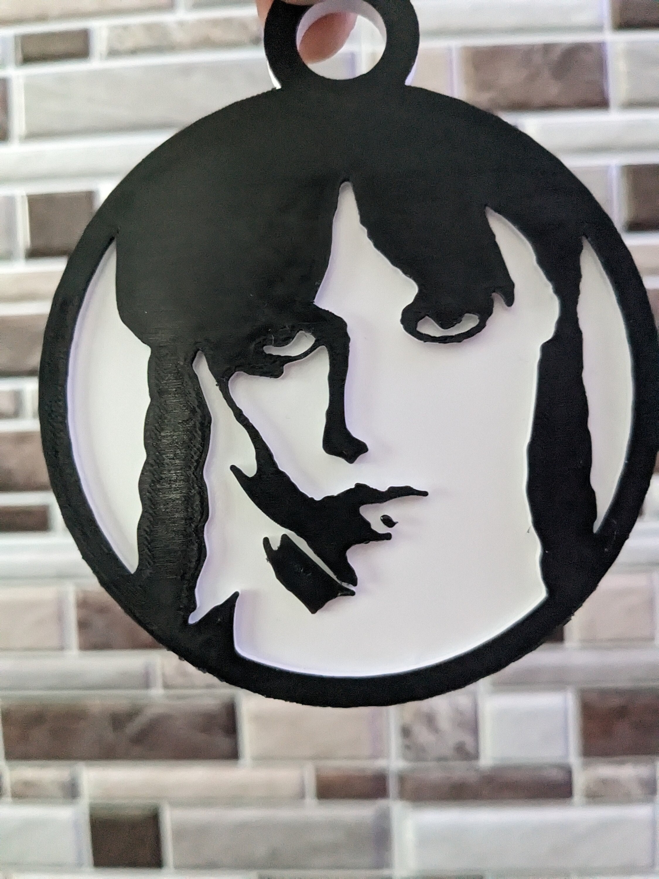 Wednesday Addams Ornament 3D Printed - Etsy