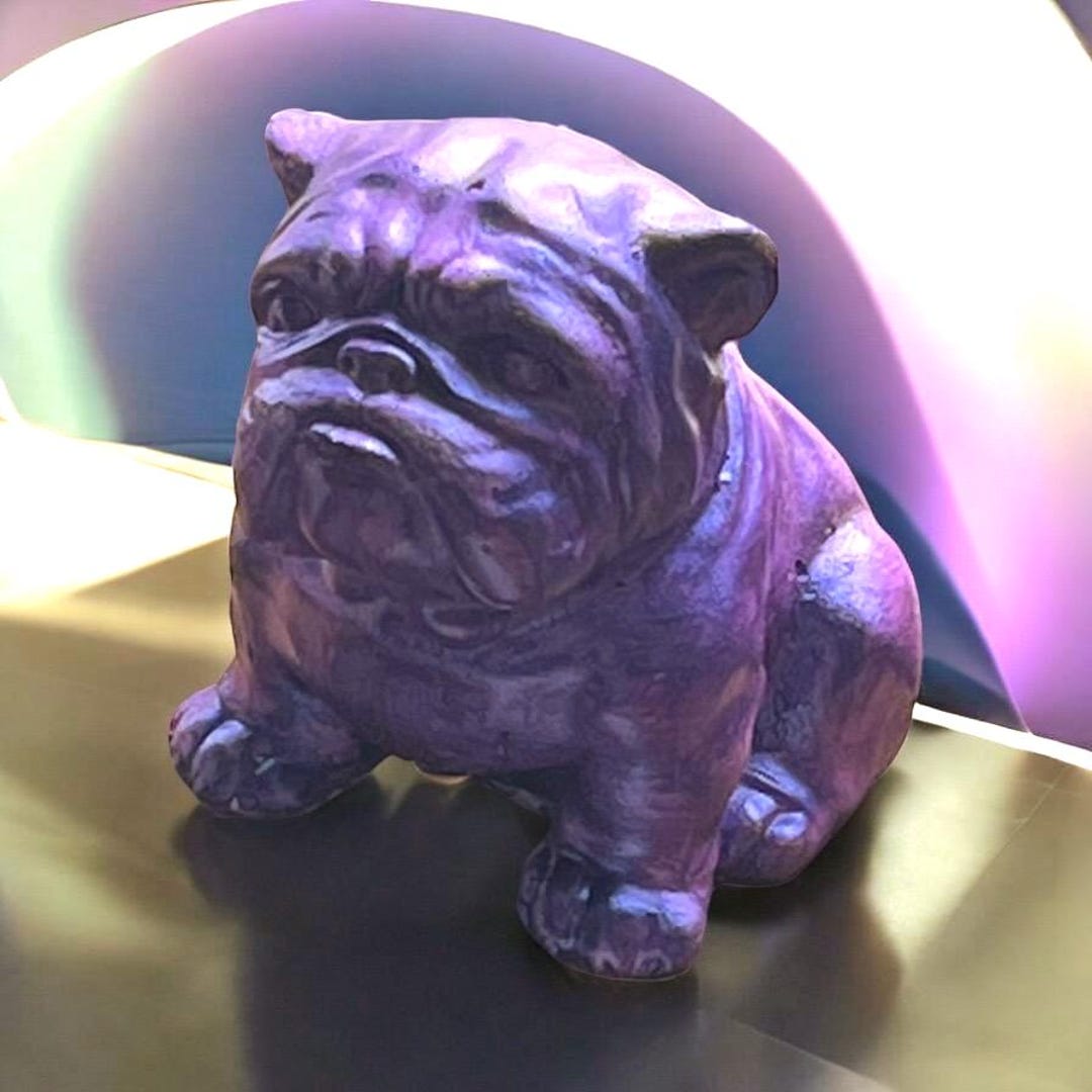 Handmade Eco Resincrete Bulldog Statue: Dog Lover Gift - Etsy