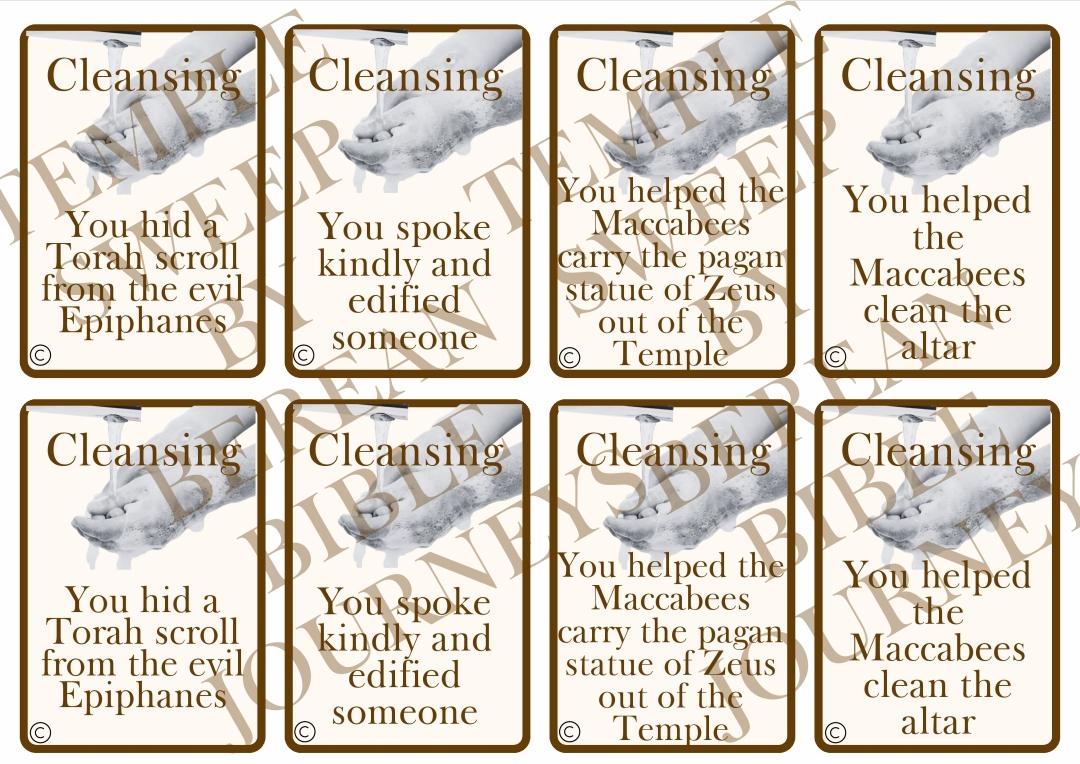 Temple Sweep - A Hannukah Card Game - Etsy