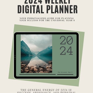 2024 Digital Planner Goodnotes, Cute 2024 Digital Planner, Spiritual ...