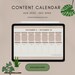Content Calendar, Social Media Planner, Digital Social Media Content ...