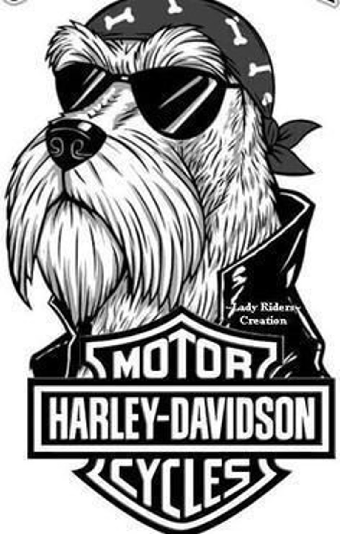 Harley Funy Dog Motorbike Large Back Patch Custom Biker Vest - Etsy