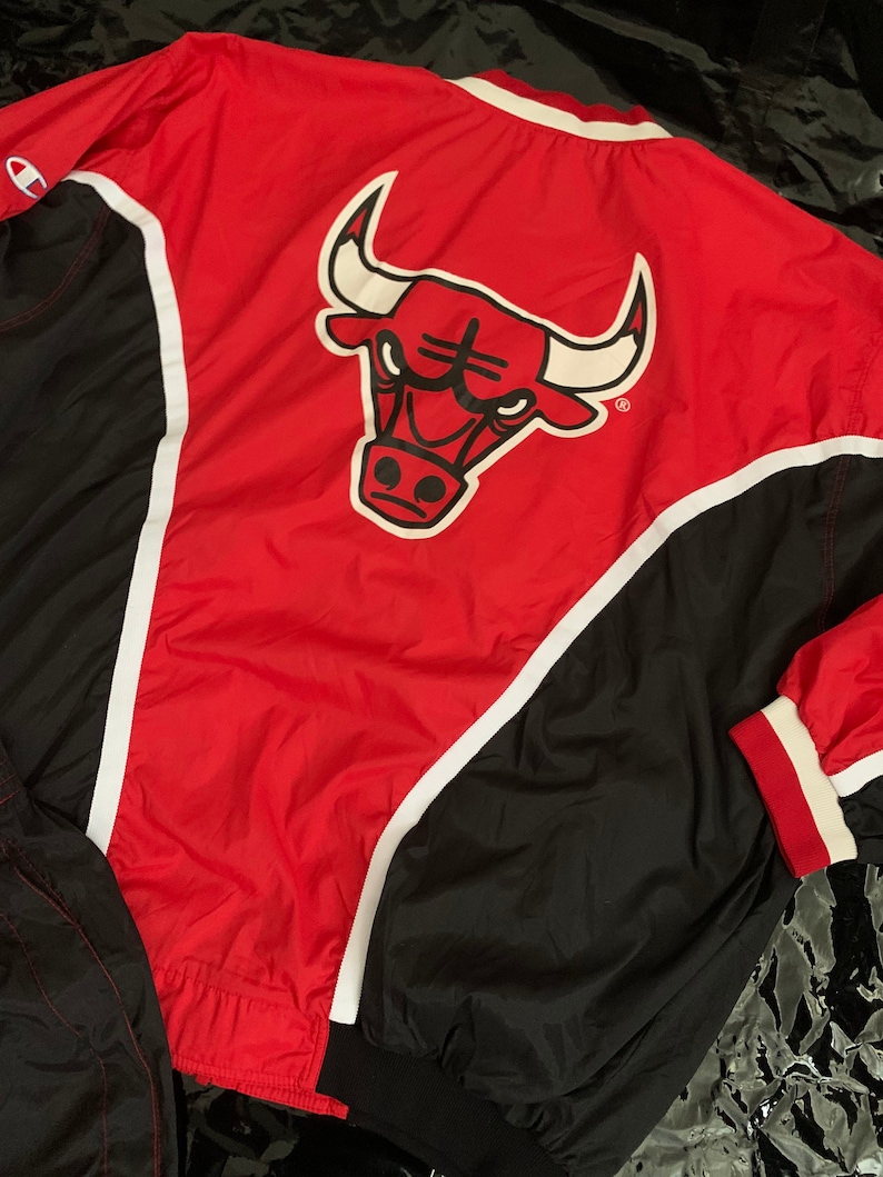 Champion Trainingsanzug Chicago Bulls Size XXL Vintage Warm up ...