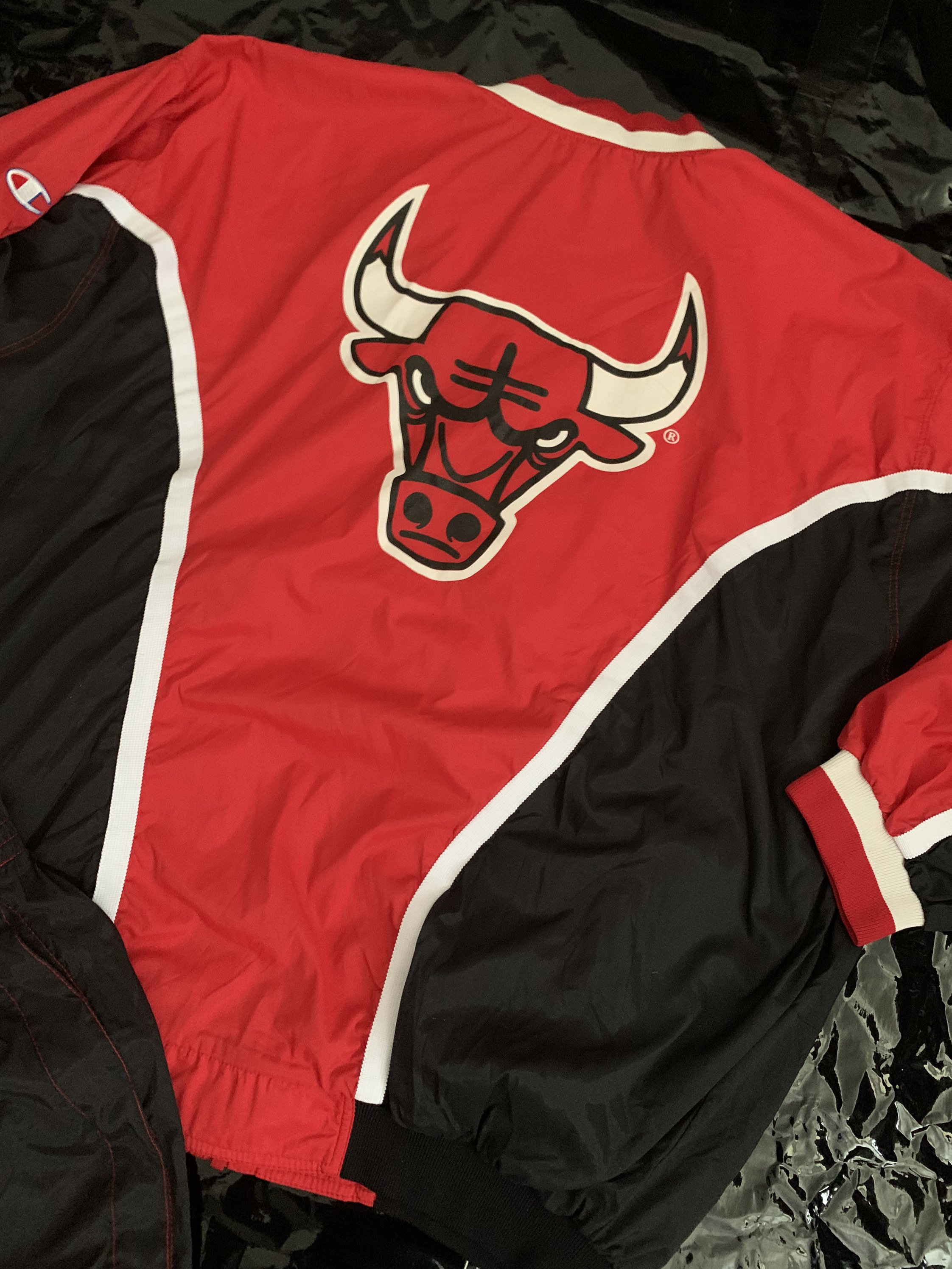 Champion Trainingsanzug Chicago Bulls Size XXL Vintage Warm up ...