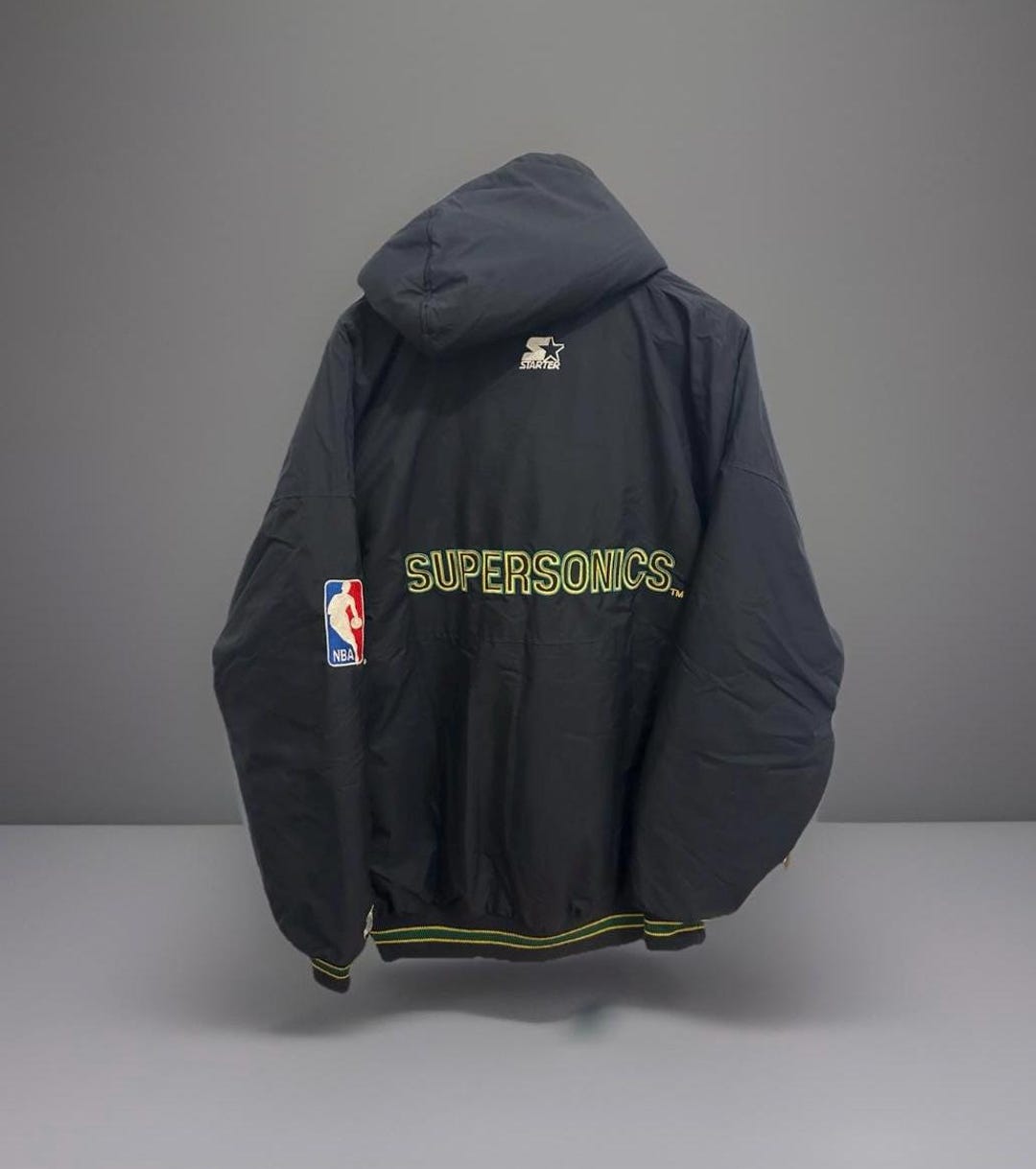 Starter Jacket Seattle Supersonics Size XL NBA Retro Vintage Sonics ...