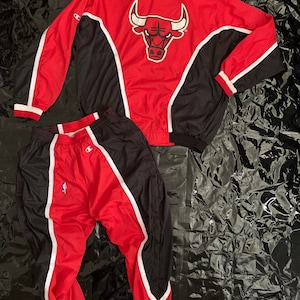 Champion Trainingsanzug Chicago Bulls Size XXL Vintage Warm up ...