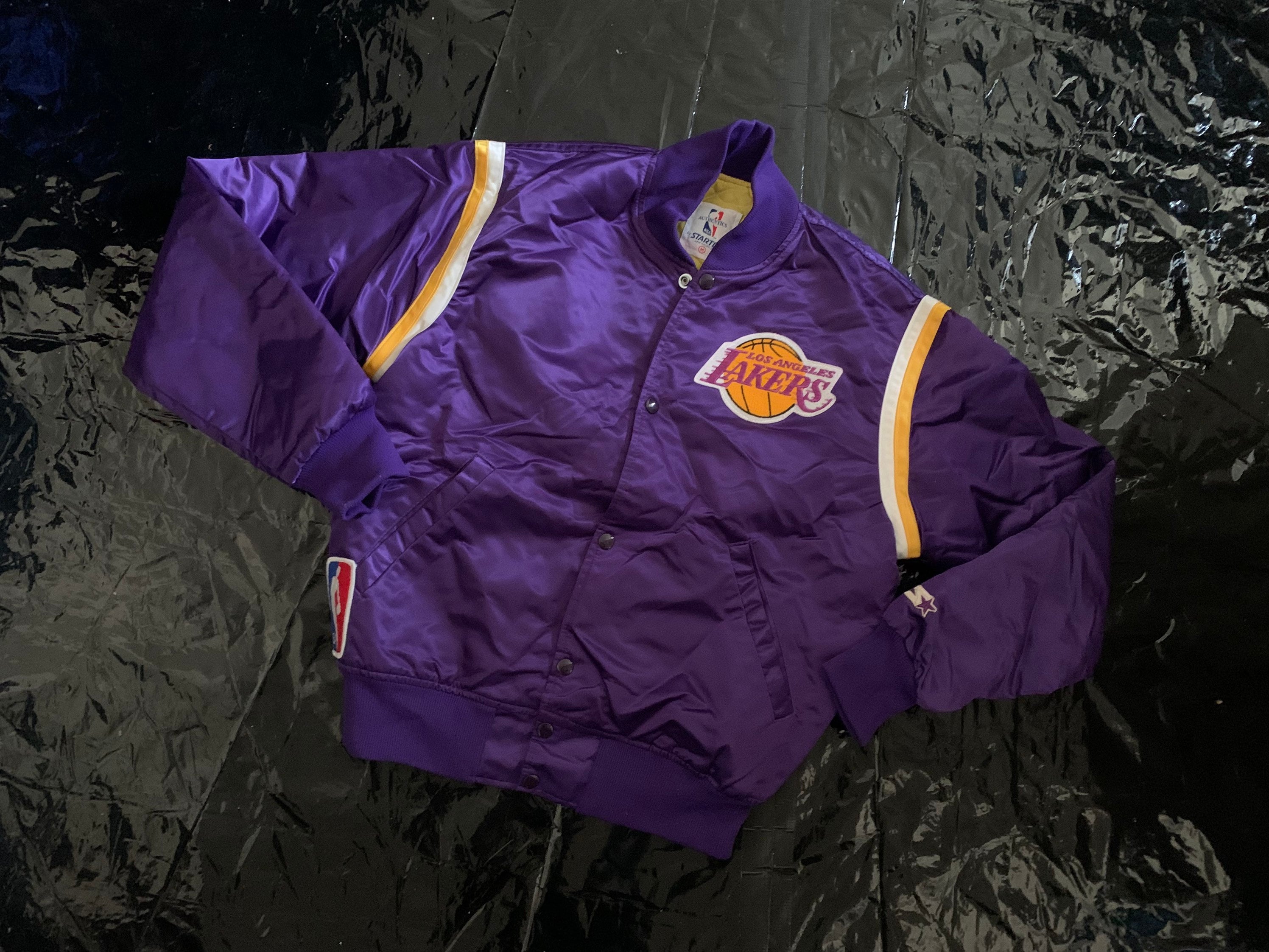 Starter Jacke Los Angeles Lakers Size M NBA Vintage Lakers - Etsy