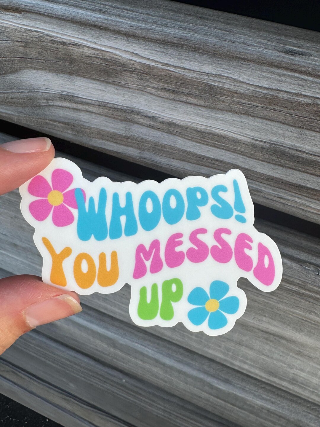 Girl Power, Sticker: Whoops You Messed Up, Waterproof Vinyl, for ...
