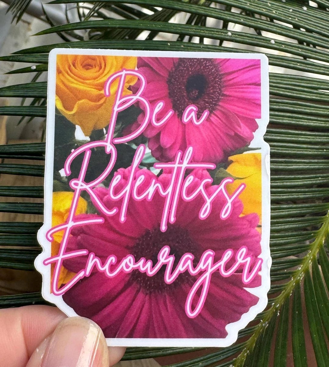 Mindfulness Sticker, Encourager, Hand-painted Waterproof Vinyl, Laptops ...