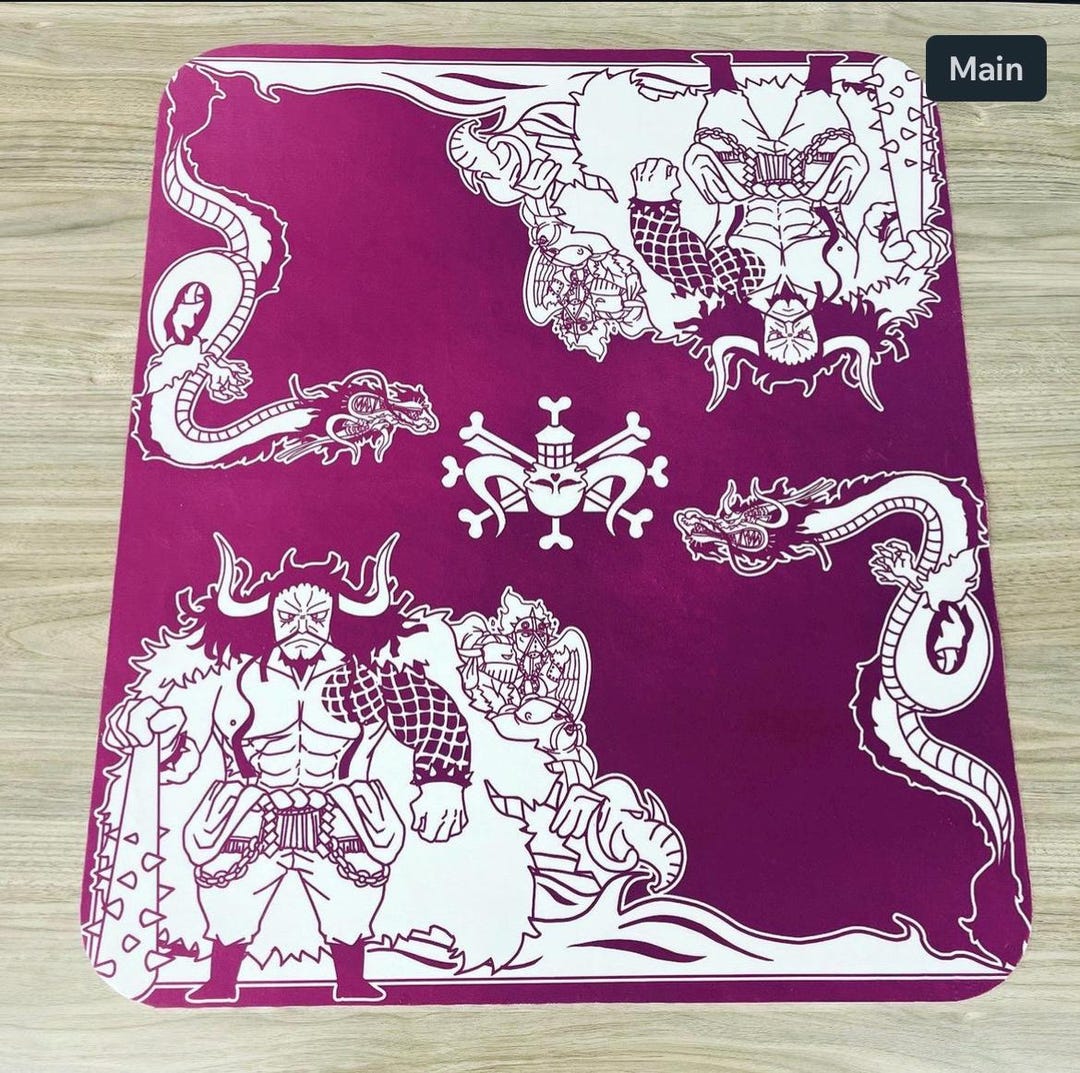 Two Player kaido Beast Pirates One Piece Cloth Play Mat - Etsy
