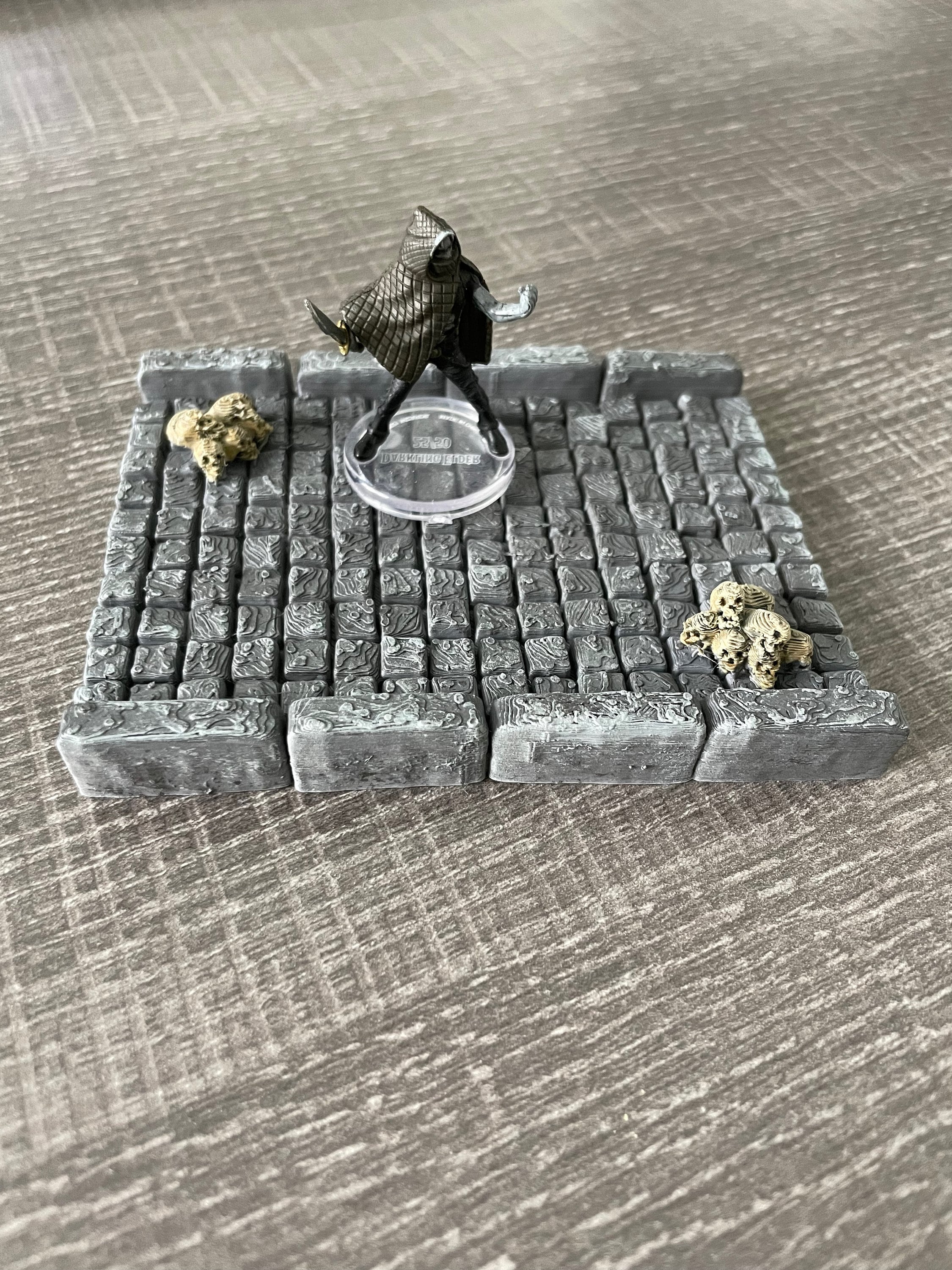 Table Top Gaming Tile - 3"x4" Stone Road With Skulls - Etsy