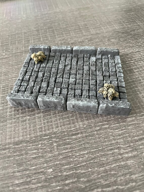 Table Top Gaming Tile 3x4 Stone Road With Skulls - Etsy