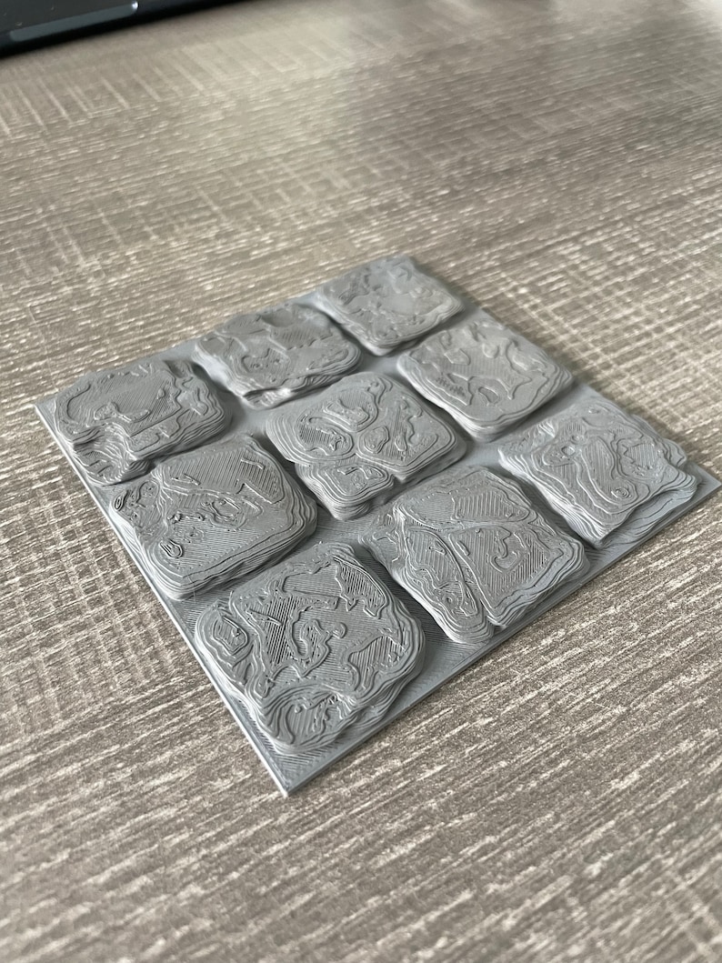 Table Top Gaming Tile - 4"x4" Stone Floor - Etsy