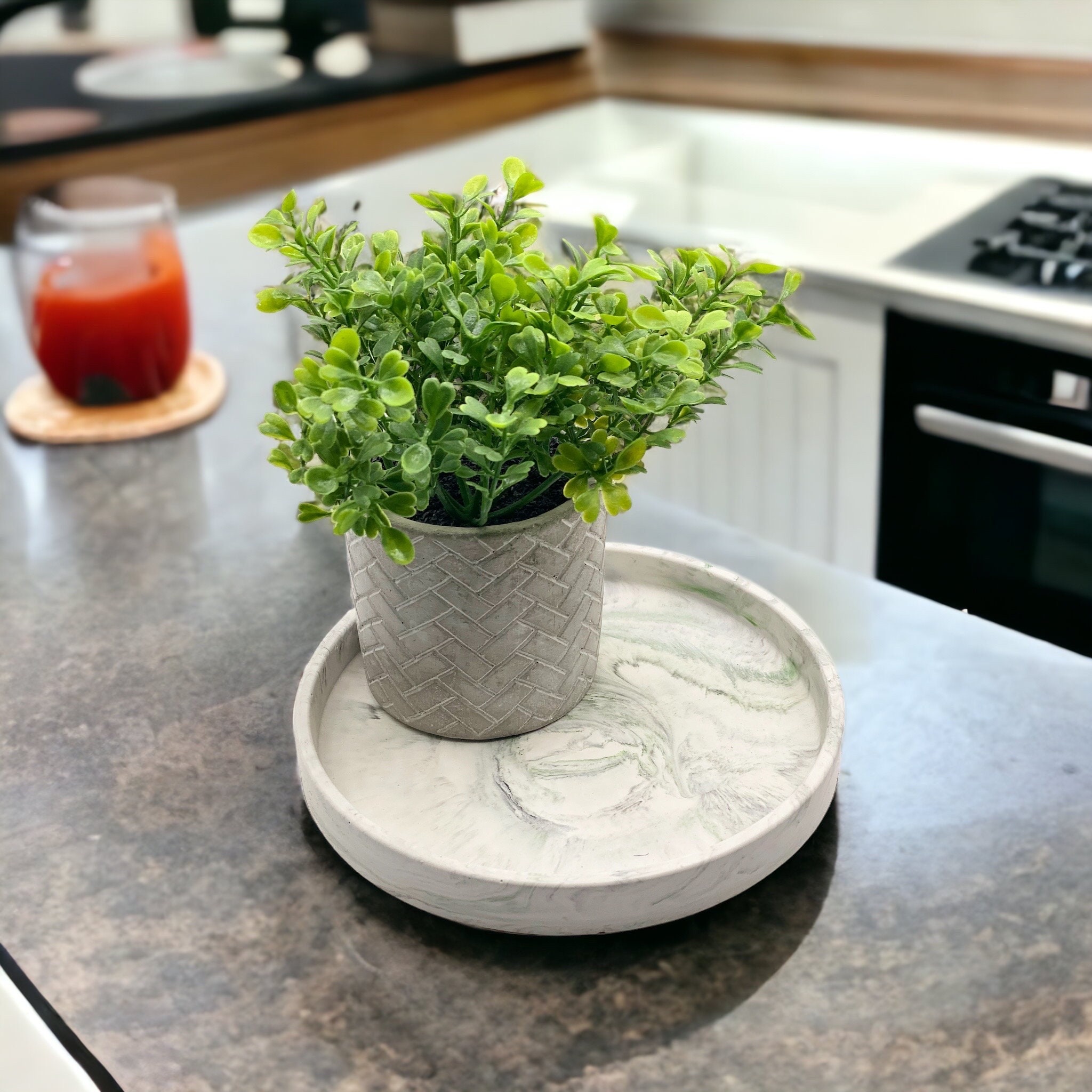 Sage Green & Marble Decorative Tray Sage Candle Tray Sage - Etsy UK
