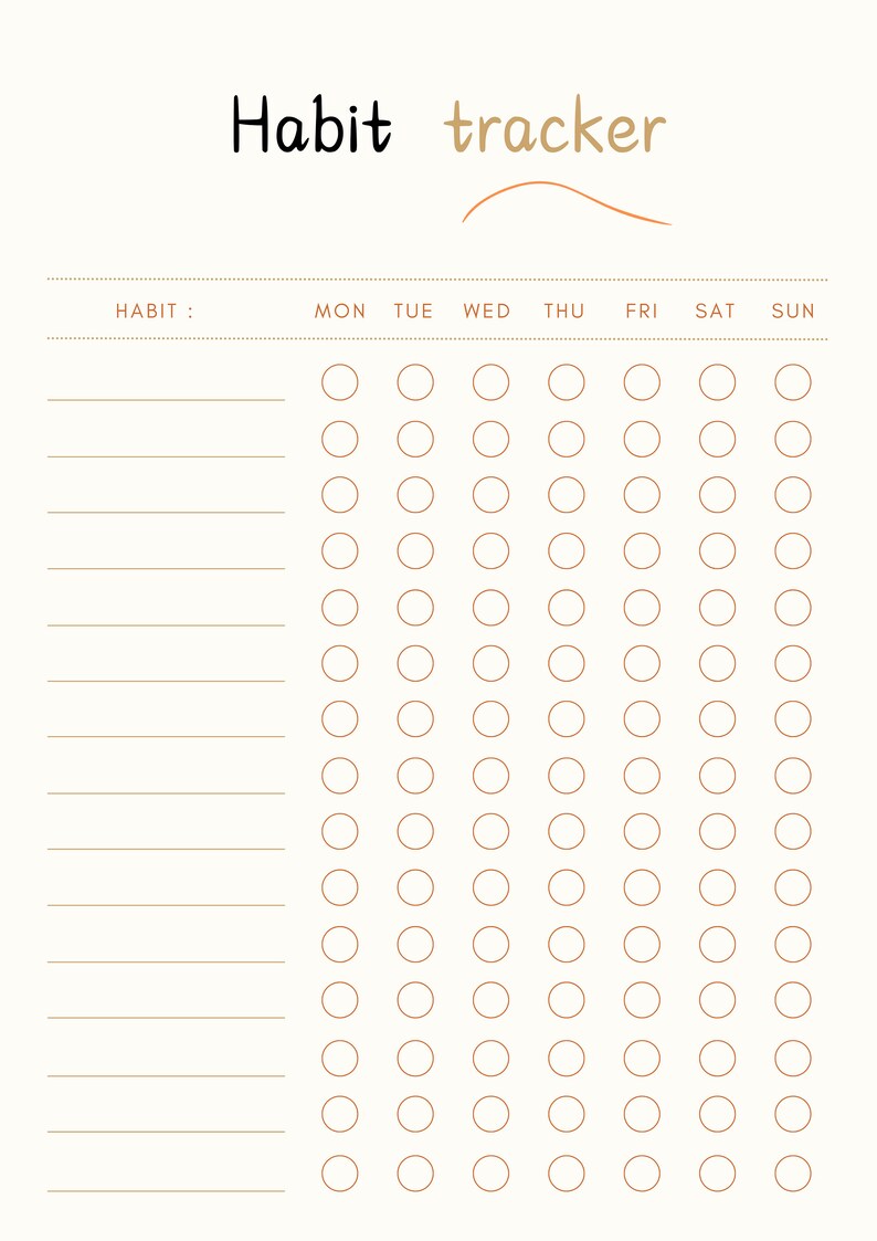 Ultimate Digital Habit & Weekly Goals Tracker Bundle Printable and ...