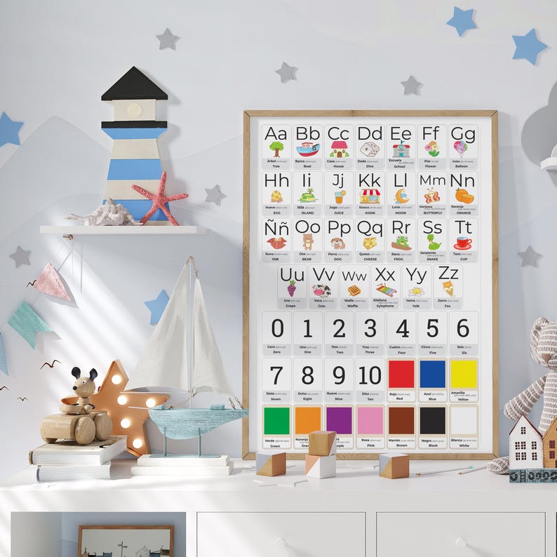 Portuguese Alphabet for Kids + 100 Words Bonus | Educational Printable ...