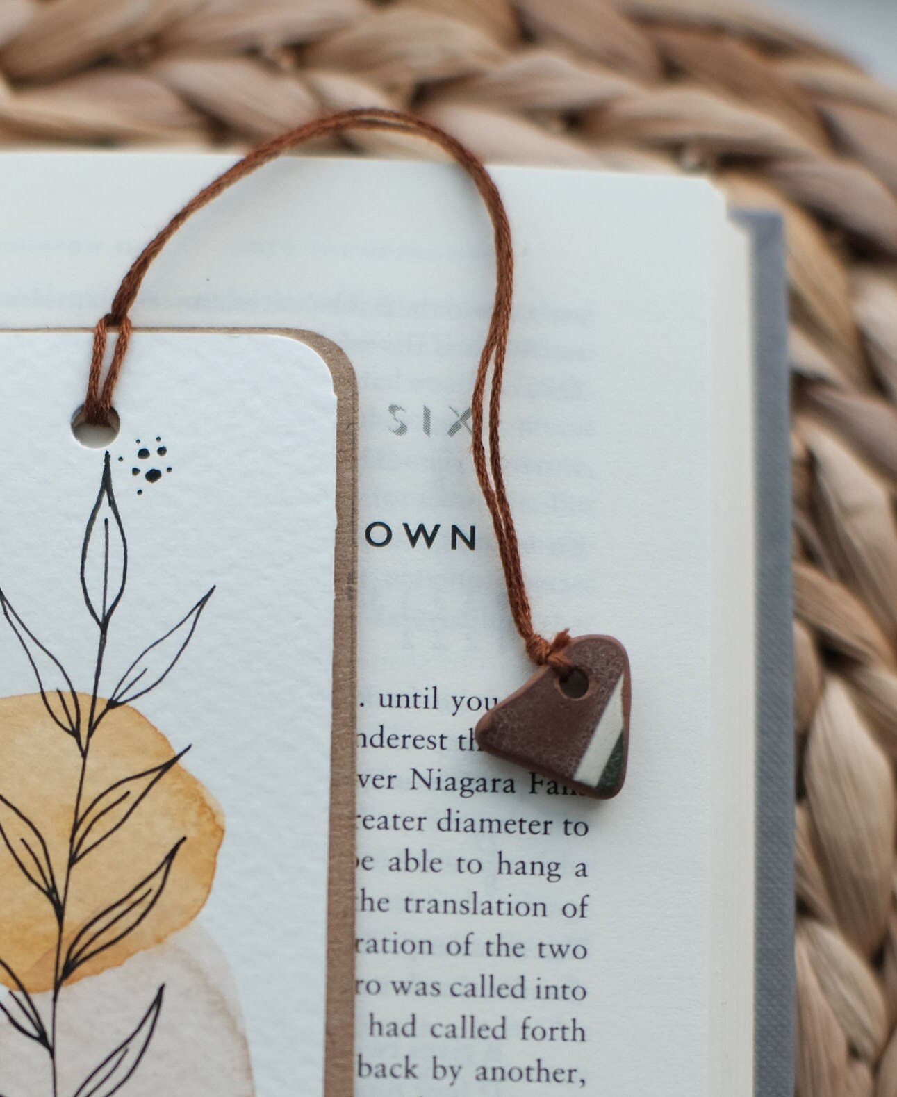 Original Hand-painted Floral Pastel Watercolor Bookmark With a Unique ...