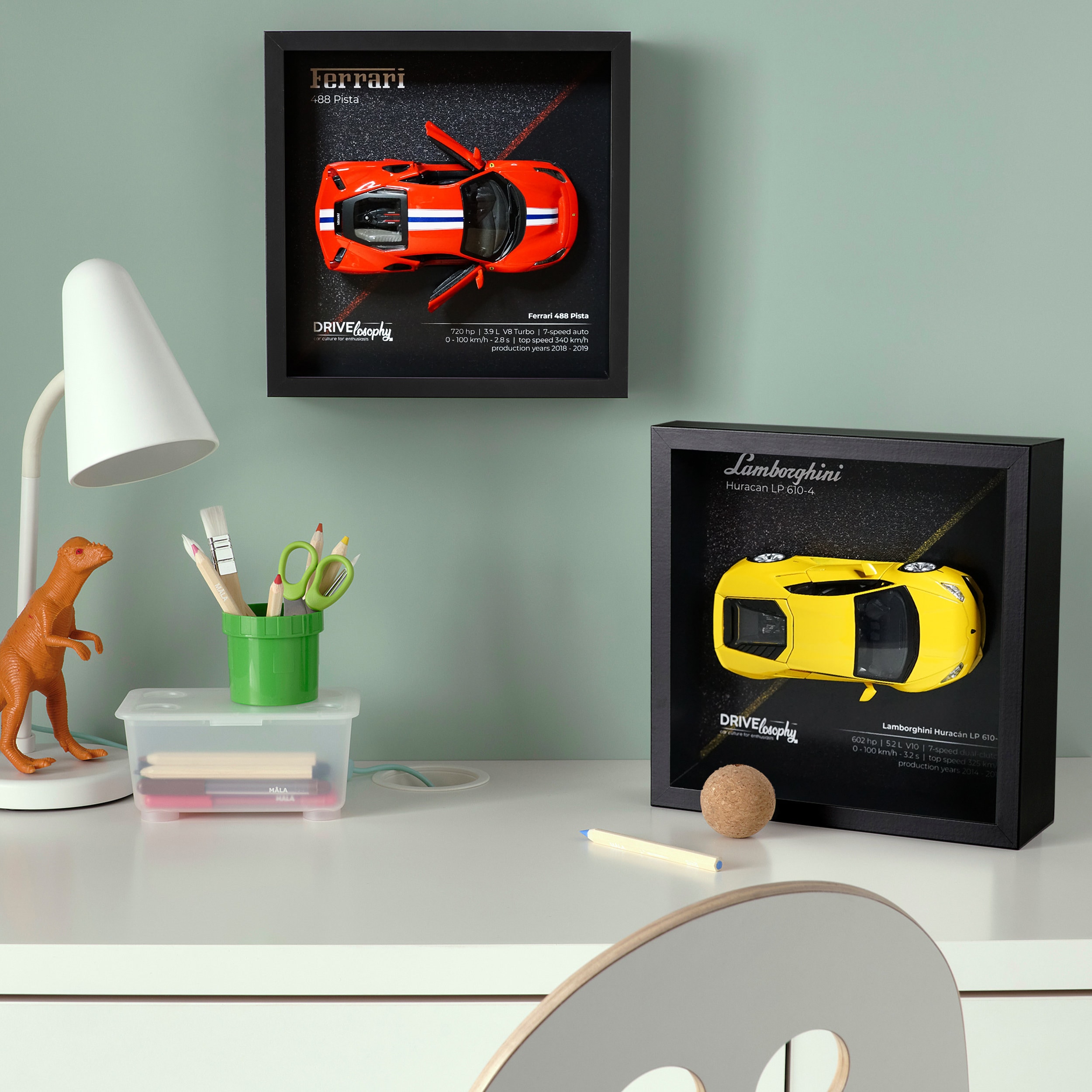 Ferrari 488 Pista 3D Frame the Ideal Gift - Etsy