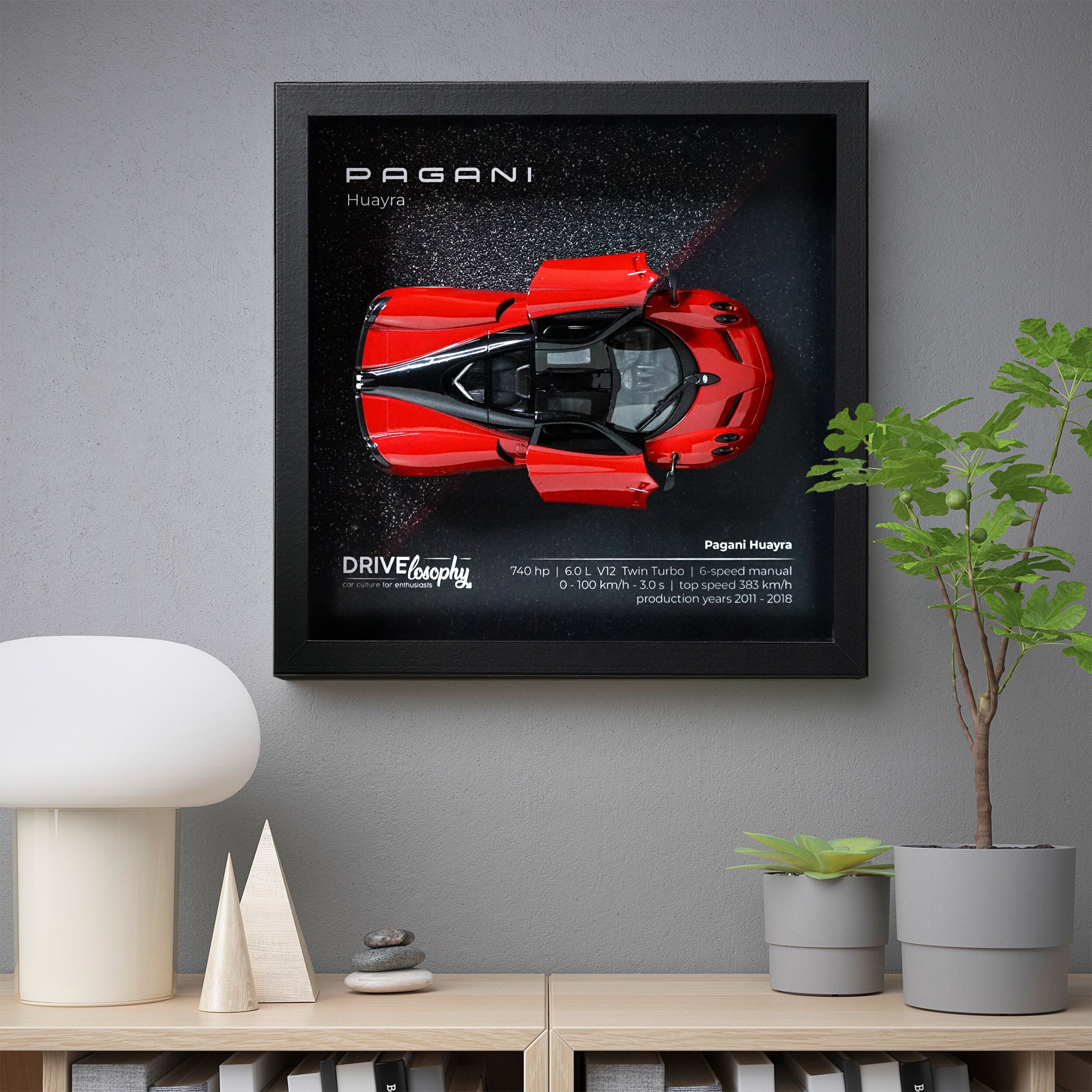 Pagani Huayra Frame the Ideal Gift - Etsy