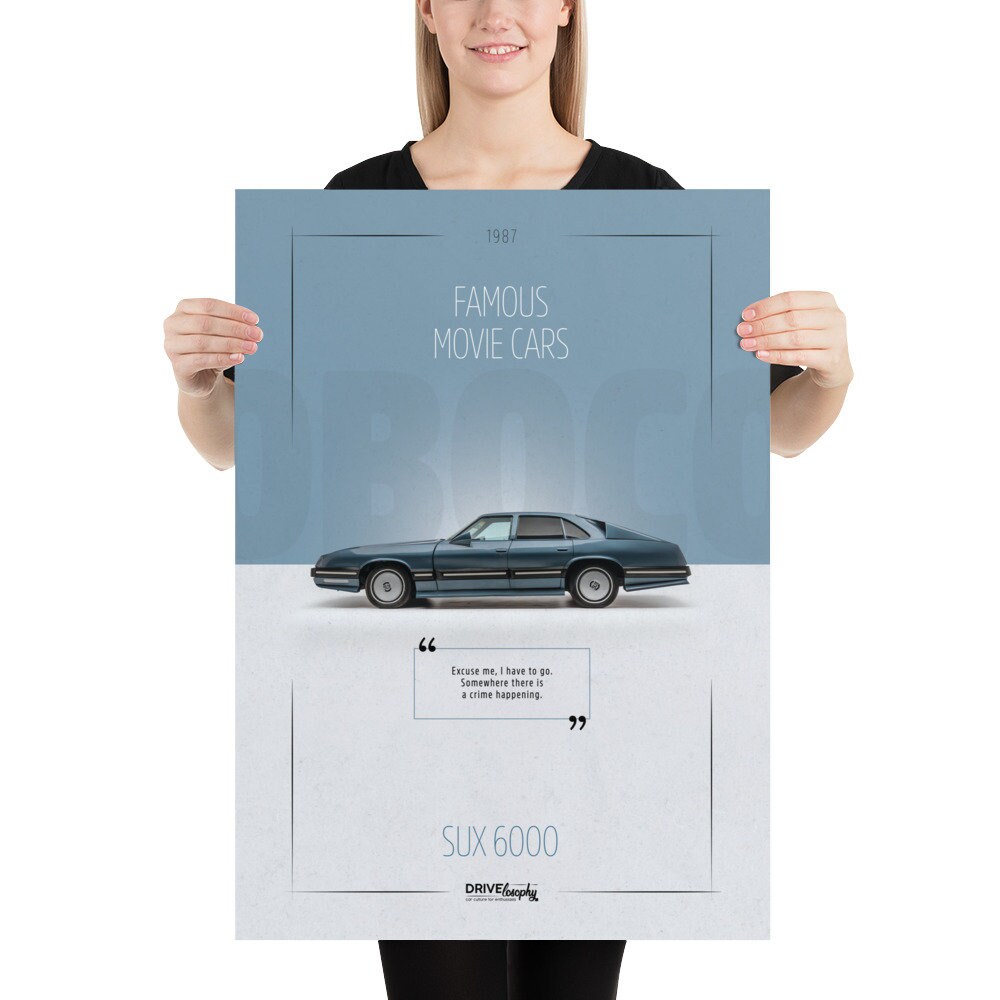 Robocop SUX 6000 Movie Cars Poster - Etsy