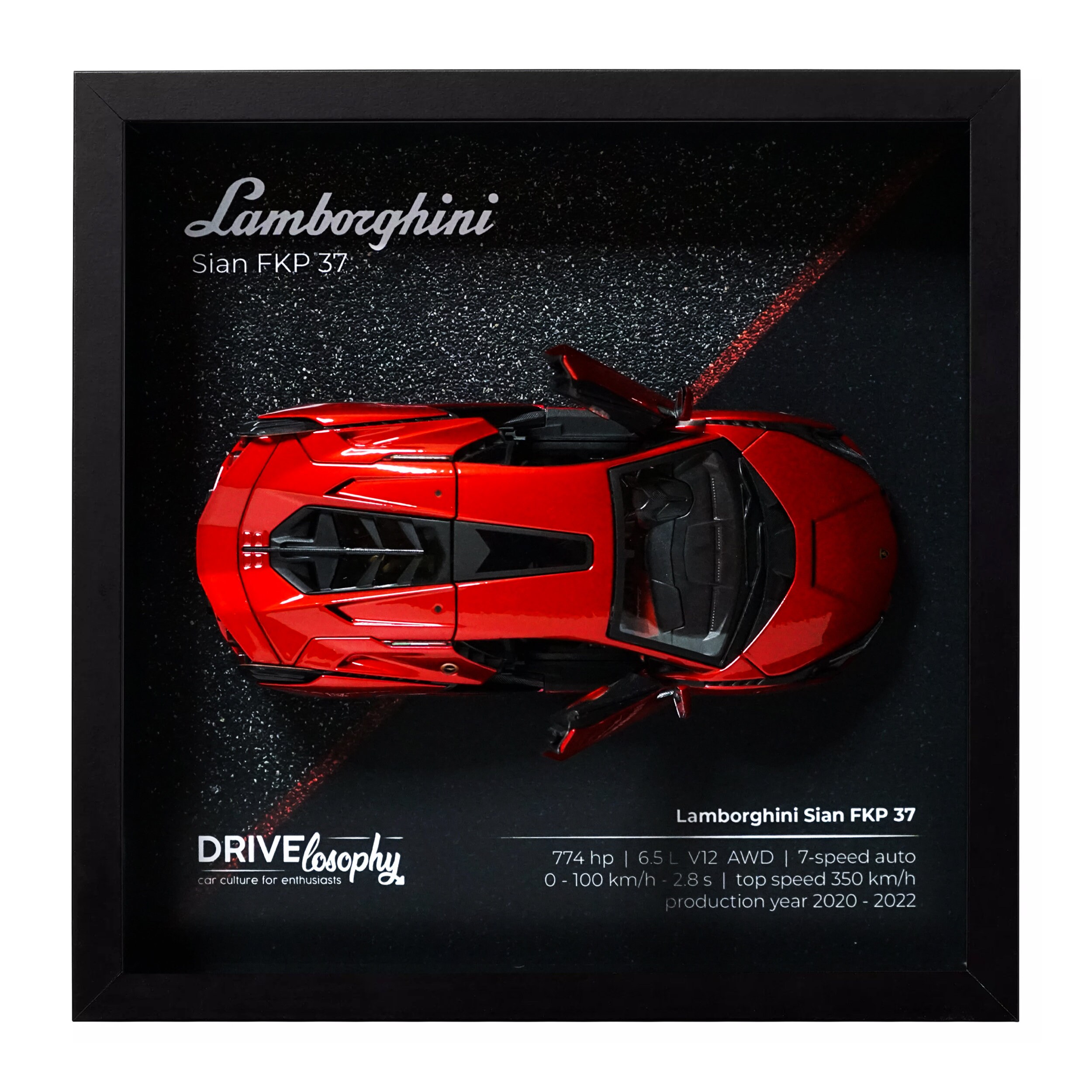 Lamborghini Sian 3D Frame the Ideal Gift - Etsy