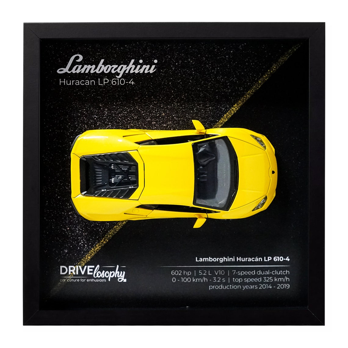 Lamborghini Huracan 3D Frame the Ideal Gift - Etsy
