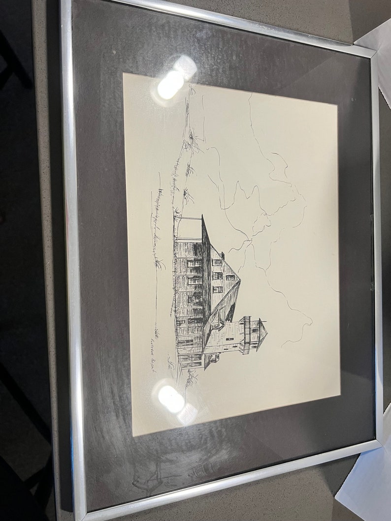 Fletcher Bryant Lighthouse Sketch Framed 12x16 - Etsy