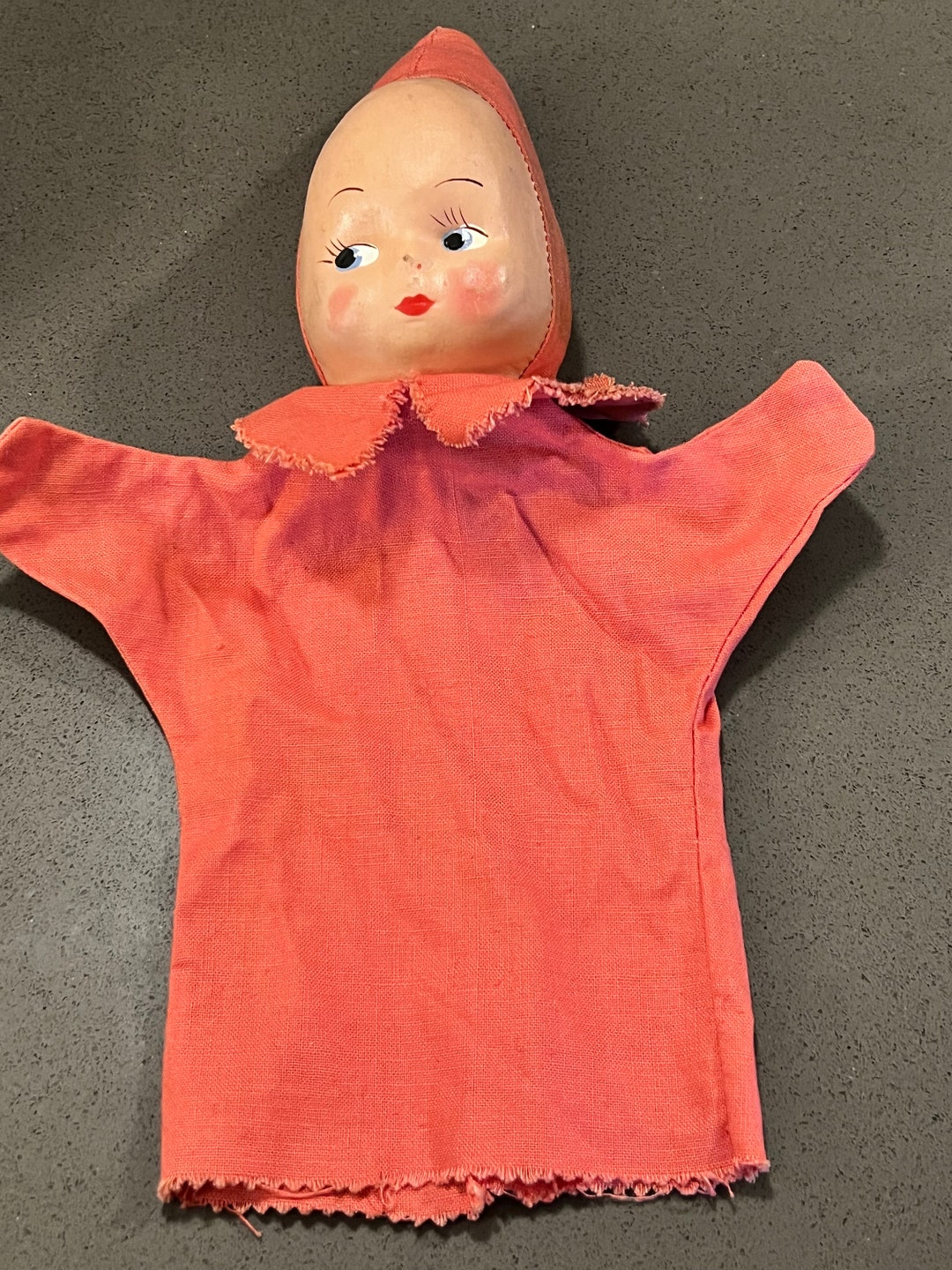 Hand Painted Baby Doll Hand Puppet - Etsy