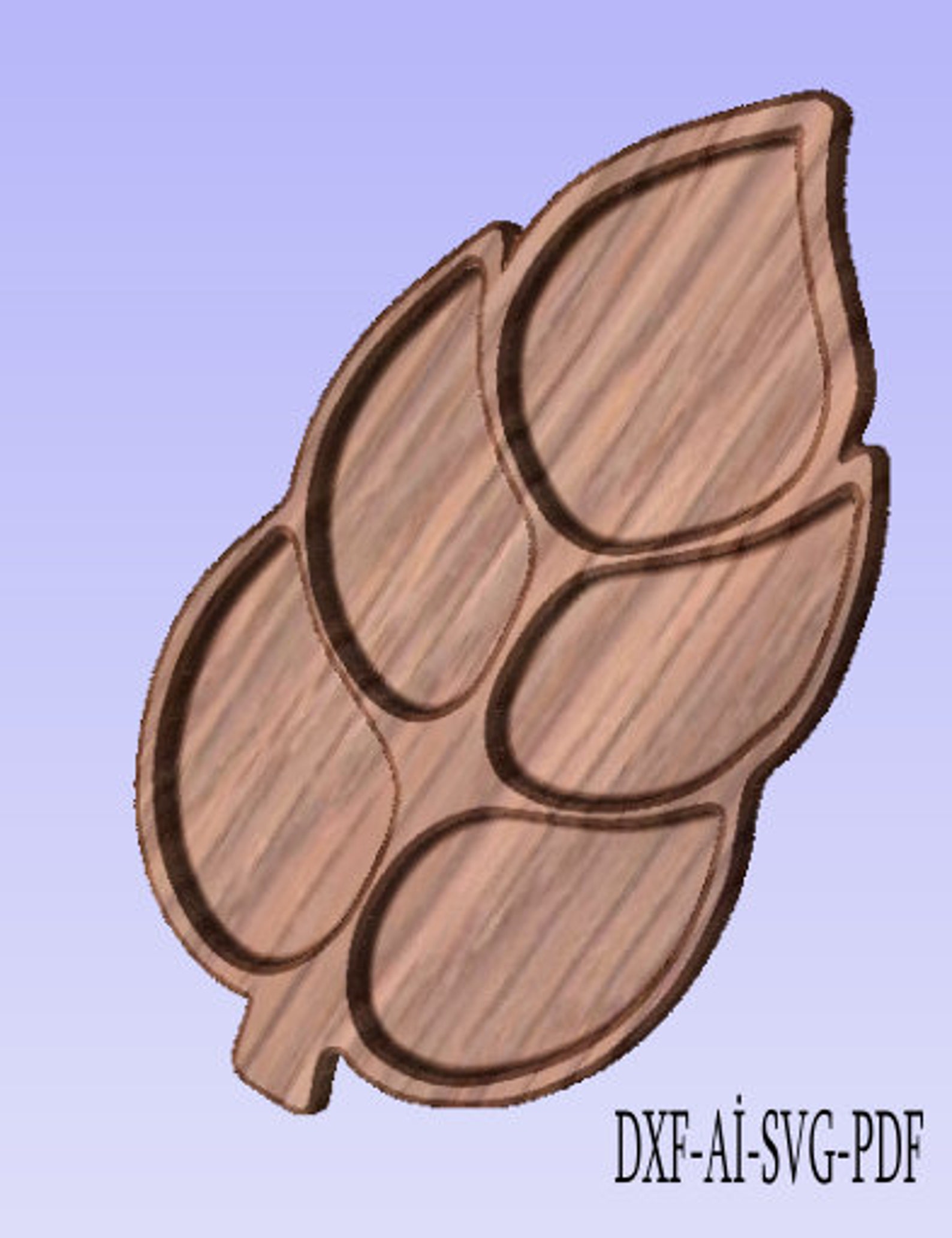 Plate, Cnc Files, Cnc Router, Cnc, Files for Wood, Svg, Ai , Dxf, Pdf ...