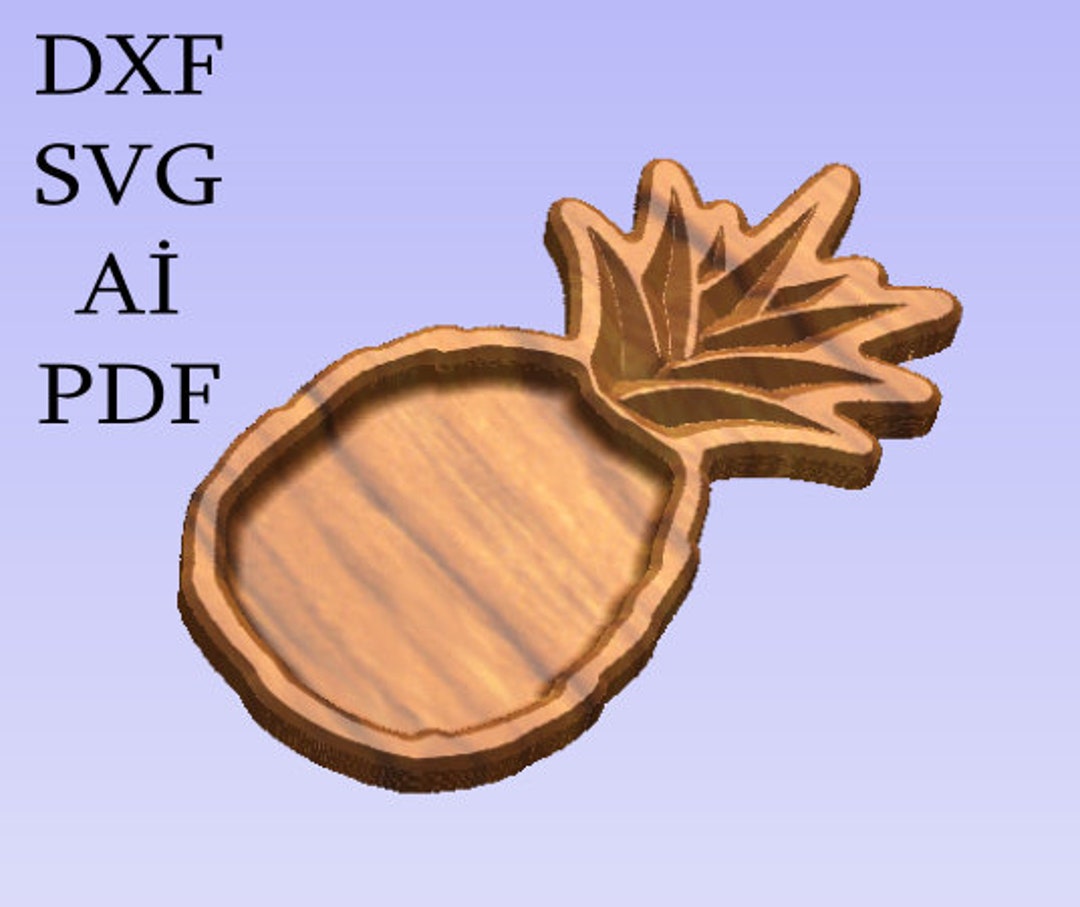 Pineapple Plate, Cnc File, Cnc Router, Cnc Router for Wood, Plate File ...