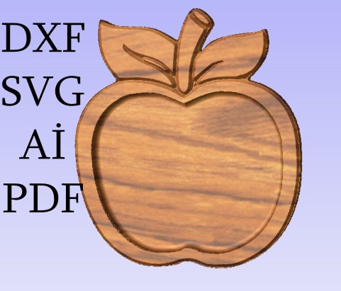 Plate, Cnc Files, Cnc Router, Wood, Svg, Ai , Dxf, Pdf - Etsy