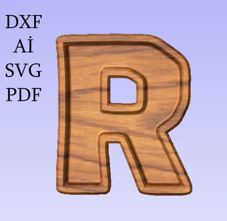 Alphabet Letters Plate, Cnc File, Cnc Router, Cnc Router for Wood ...