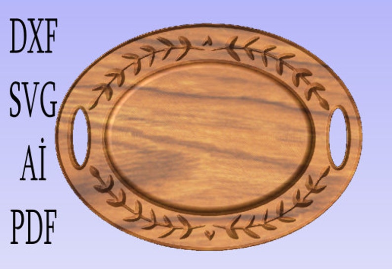 Tray File, Cnc Files, Cnc Router, Svg Files, Ai , Dxf, Pdf Files - Etsy